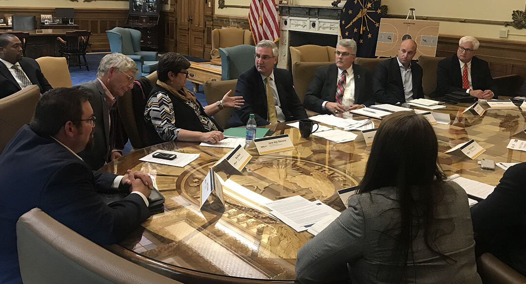 Holcomb meets with agriculture leaders regarding… | The Berne Witness