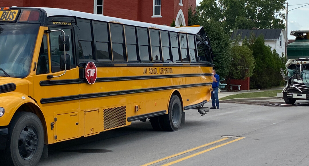 Early morning bus crash results in minor injury… | The Berne Witness